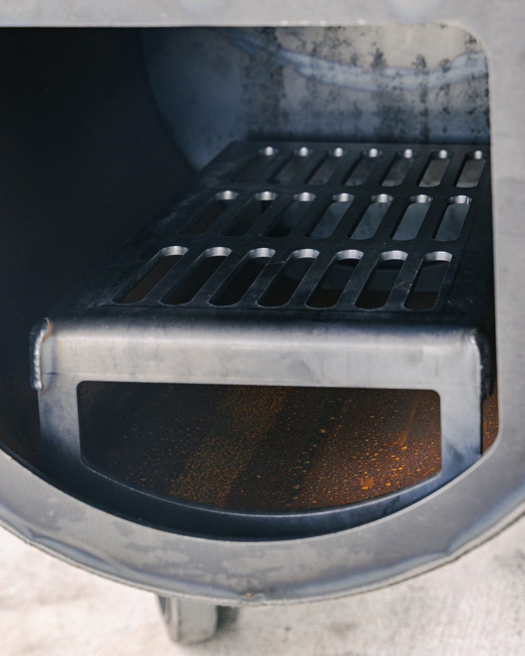 94-Gallon Coal Pan for Firebox | Mill Scale Metalworks