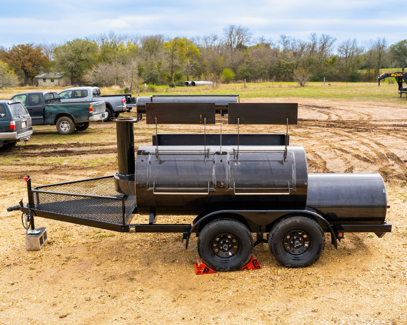 Special Edition Smoker | Mill Scale Offset Smoker Trailer for Sale ...