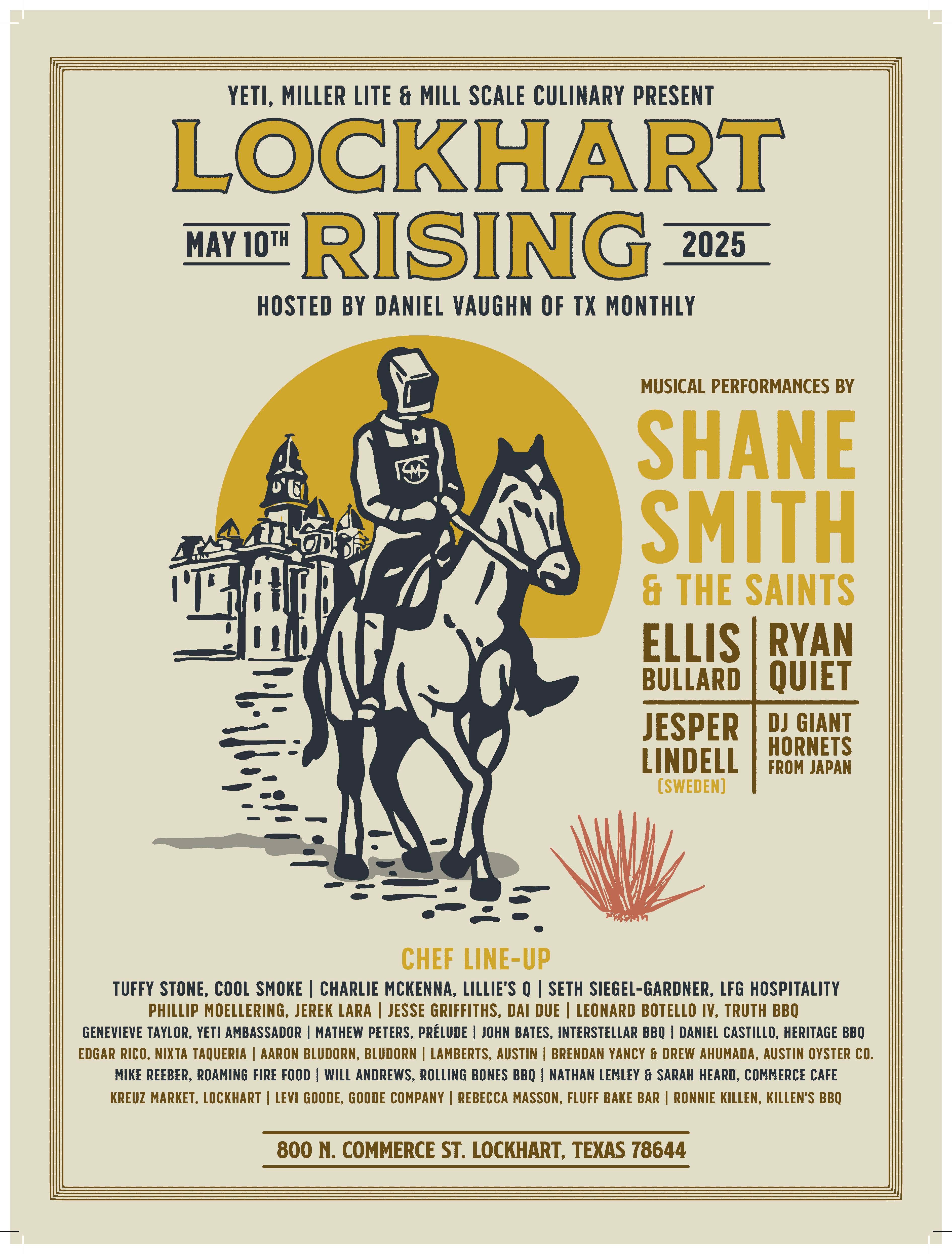Lockhart Rising Poster 2025 – Mill Scale Metalworks