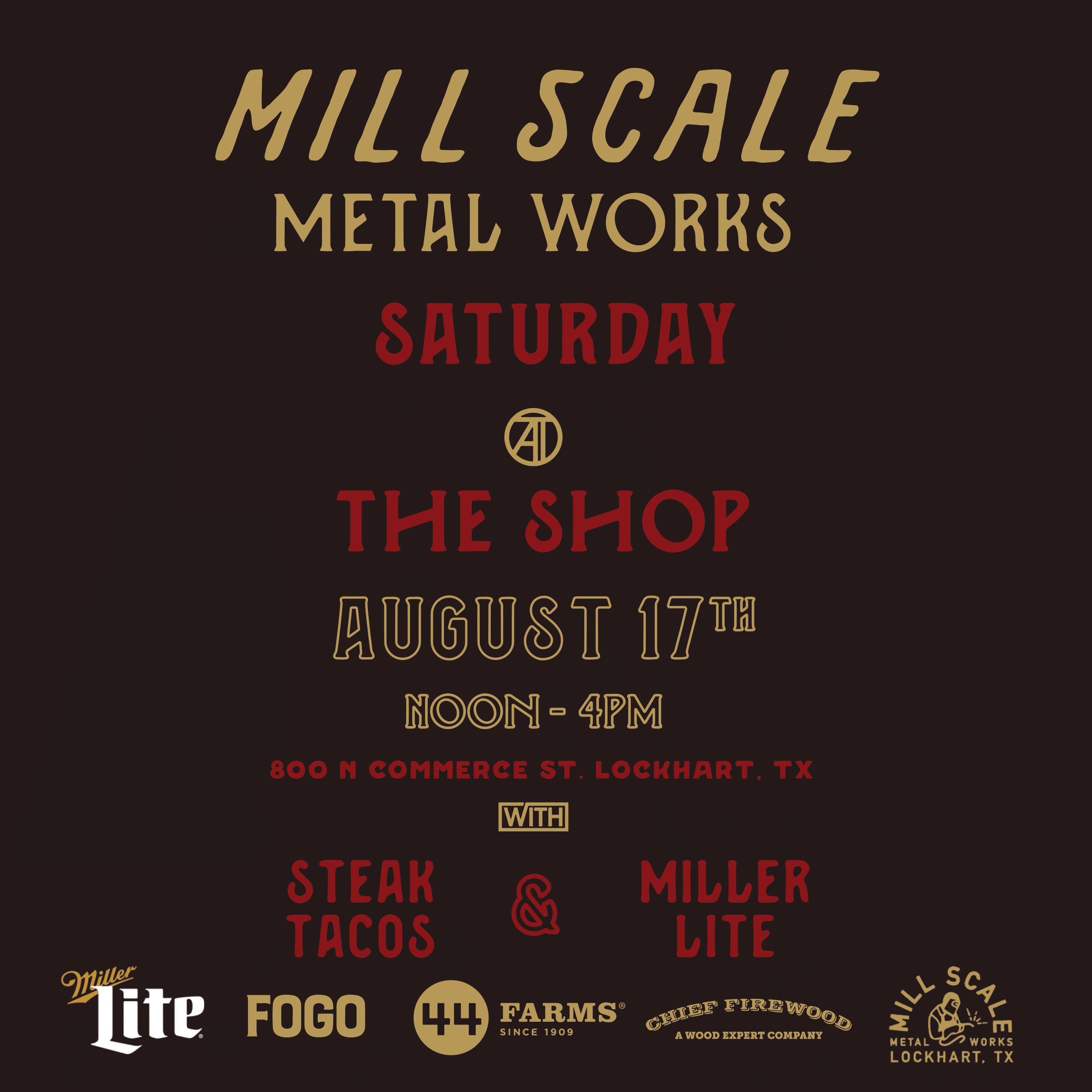 Saturday at the Shop | 8/17/24 – Mill Scale Metalworks