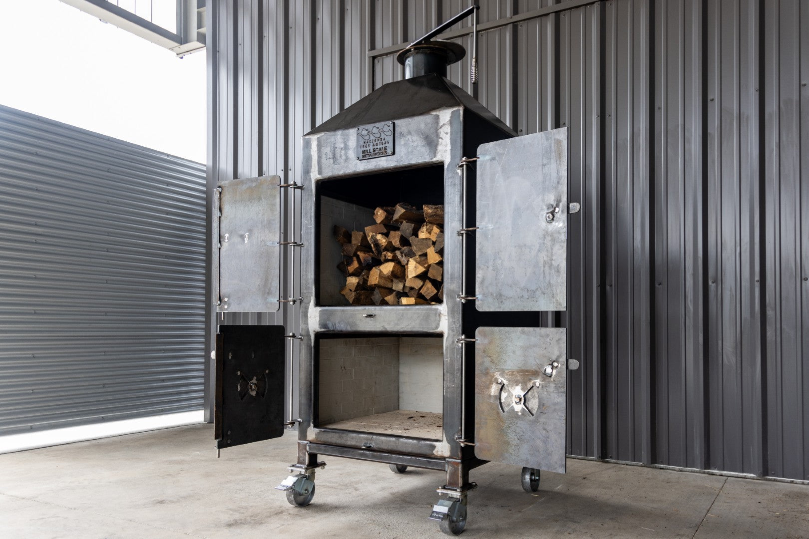 Burn Box | Mill Scale BBQ Burn Box for Commercial or Backyard – Mill ...