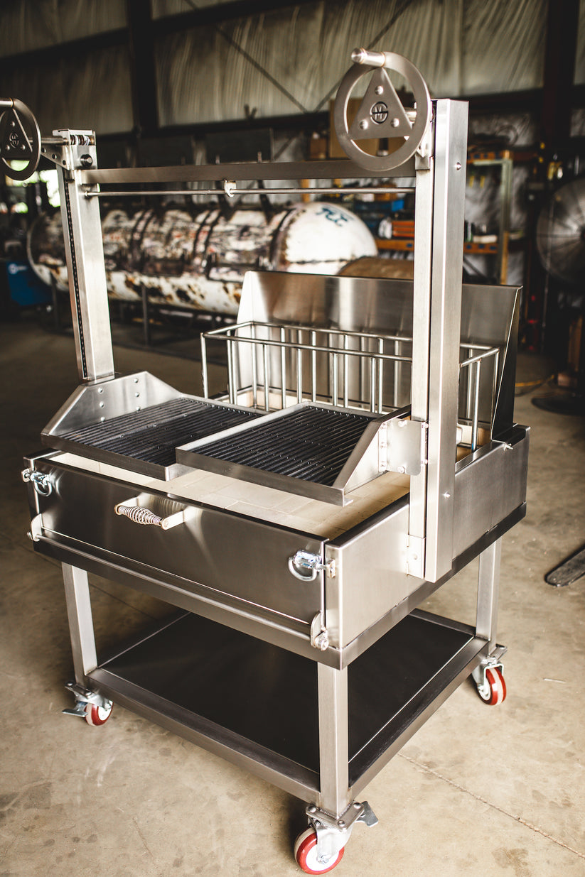 El Jefe | Mill Scale Custom-Built Stainless Steel Grills for Sale ...